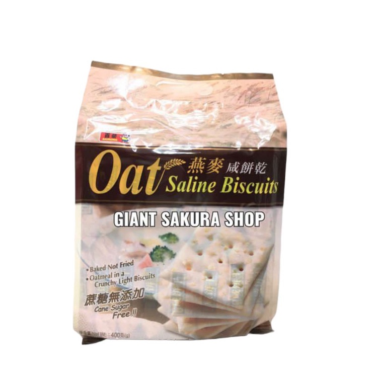 Jual Bairong Oat Saline Biscuit / Biskuit / Biskuit / Biskuit Oat ...