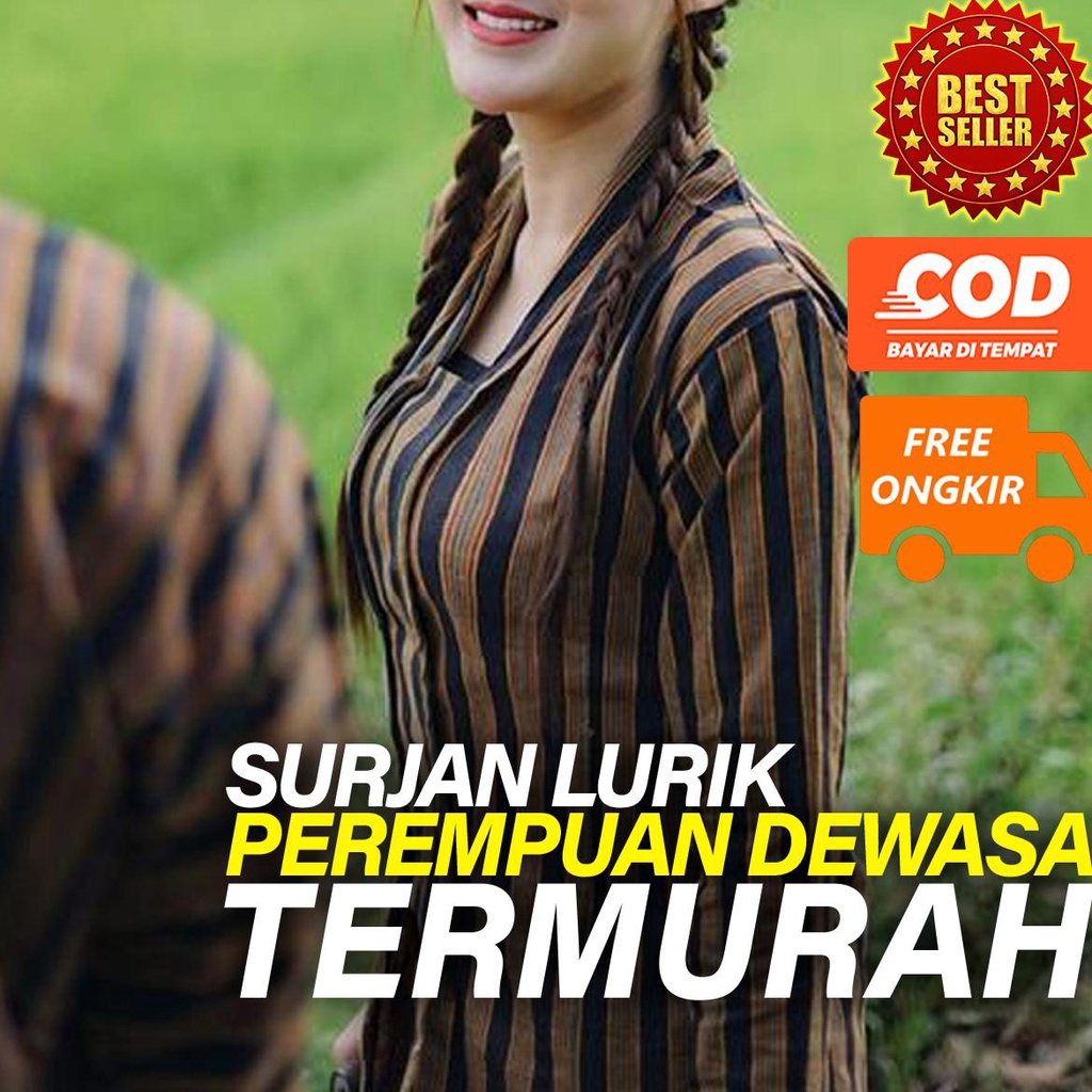 Jual Best Quality Baju lurik wanita Baju kebaya adat jawa Baju surjan lurik wanita Kebaya lurik ...