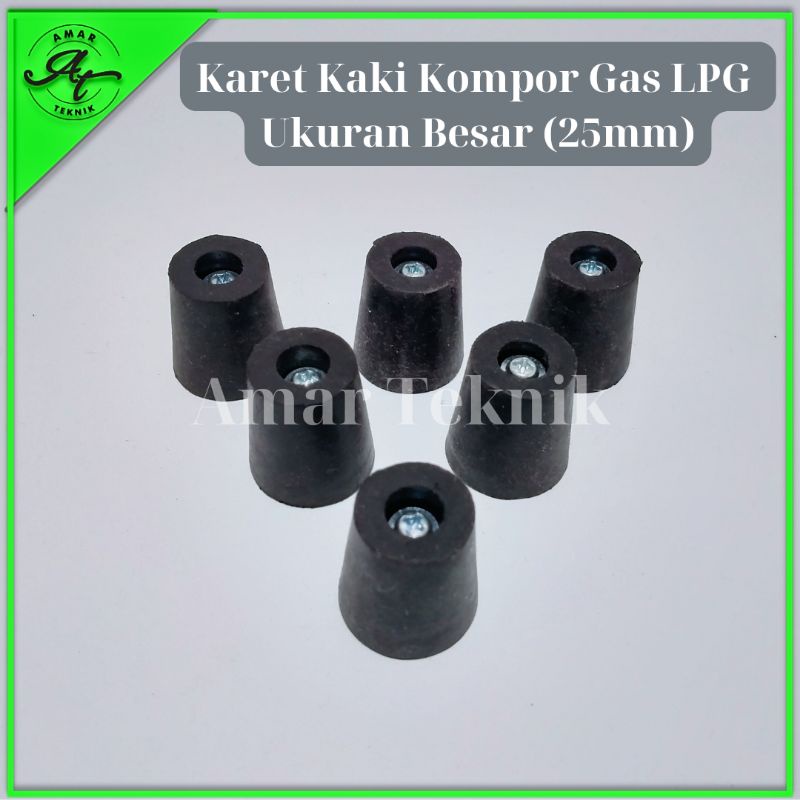 Jual Karet Kaki Kompor Gas LPG Ukuran Besar (25mm) | Shopee Indonesia