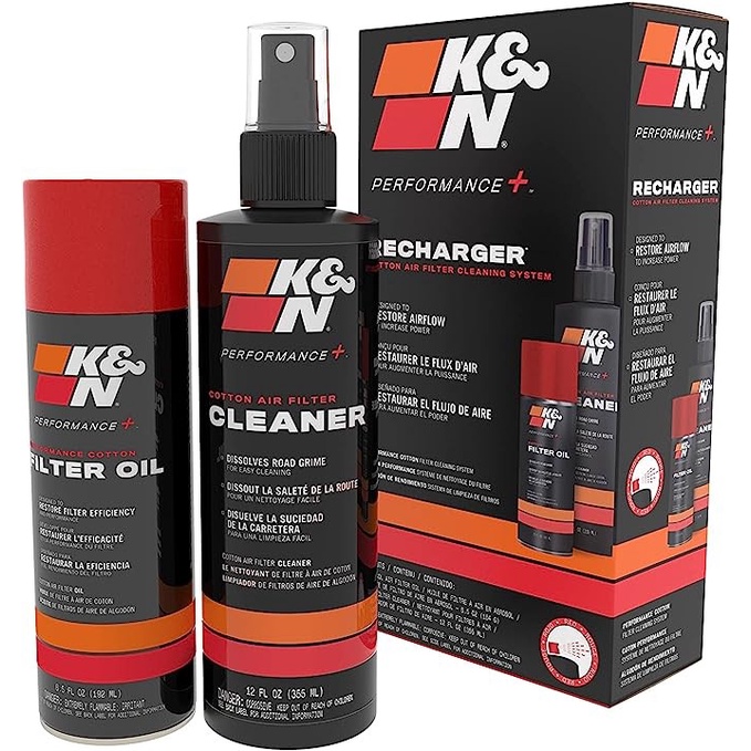 Jual K&N CLEANER KIT 99-5000 AEROSOL OIL SPRAY (Pembersih Filter Udara ...