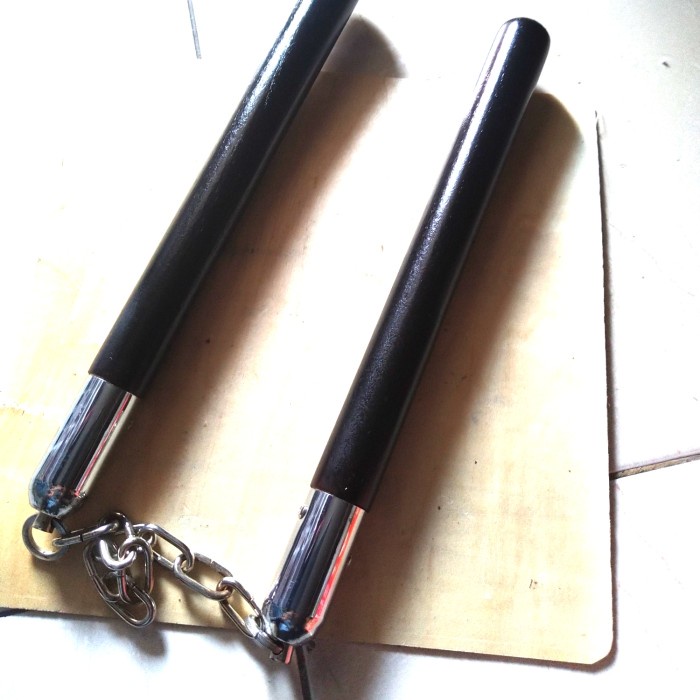 Jual nunchaku ruyung double Stik kayu dark dragon | Shopee Indonesia