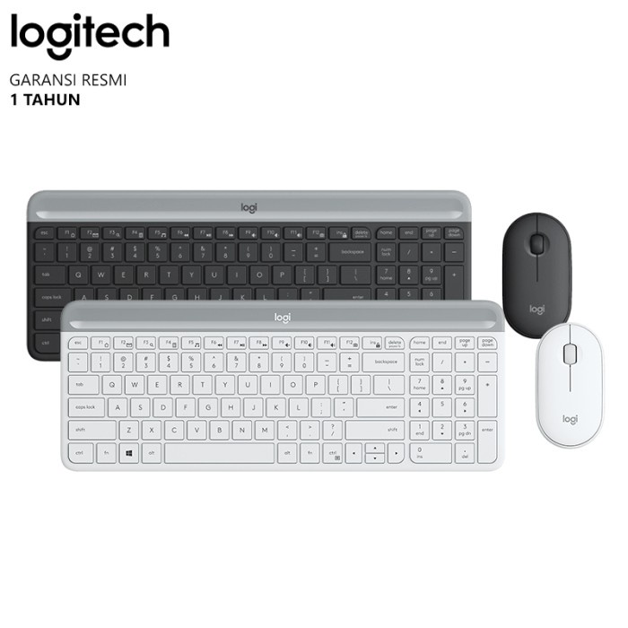 Jual KEYBOARD LOGITECH MK470 COMBO KEYBOARD DAN MOUSE WIRELESS SLIM ...