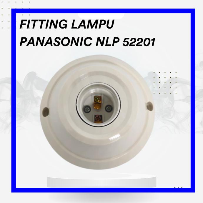 Jual favorit] Fitting Lampu Plafon Panasonic Bulat NLP 52201 | Shopee ...
