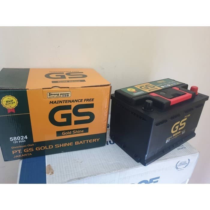 Jual AKI MOBIL INNOVA REBORN DIESEL GS MF DIN 58024 ACCU KERING | Shopee Indonesia