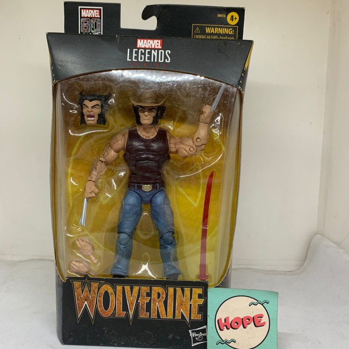 Jual Baru Mainan Action Figure Marvel Legends Cowboy Logan Wolverine ...