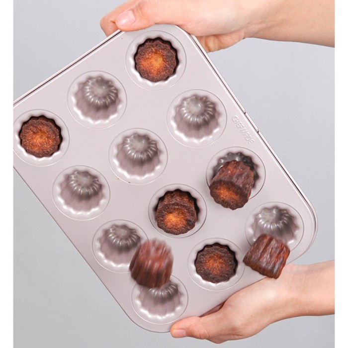 Jual Baru Wk9950 Chefmade Mini Canele 12Cups / Loyang Cannele 25.5X19 ...