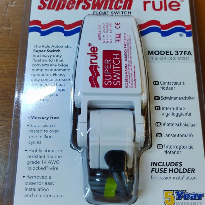 Jual Sale Automatic Float Switch Rule 37Fa / Otomatis Pompa Terbaru ...