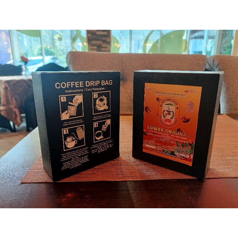 Jual Kopi Luwak Anugerah Alam Box Drip Bag | Shopee Indonesia