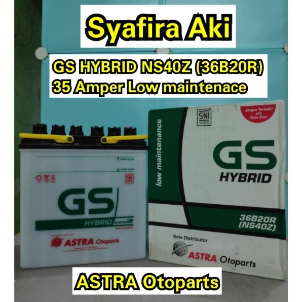 Jual Aki Mobil Toyota Avanza Ns40Z / 36B20R Gs Astra Aki Kering [Kode ...