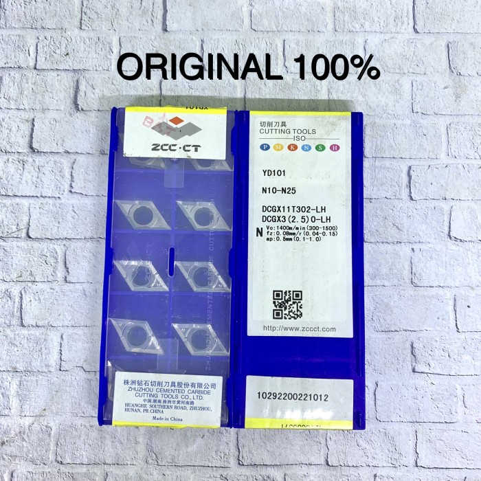 Jual New Insert Dcgx 11T302 Original Zcc Baru Dcgx 11 T3 02 Dcgx11T302 ...