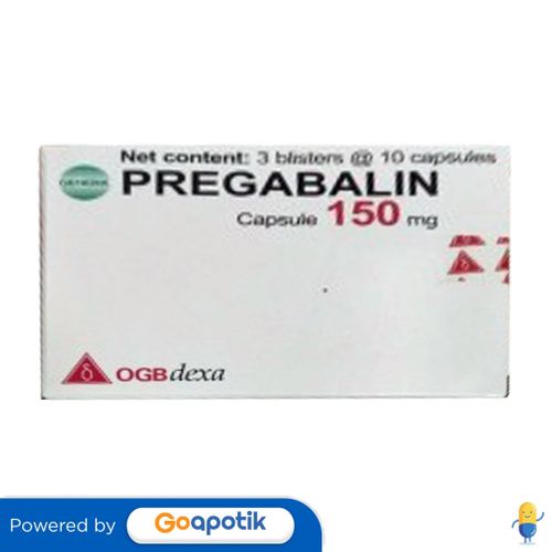Jual PREGABALIN OGB DEXA MEDICA 150 MG BOX 30 KAPSUL | Shopee Indonesia