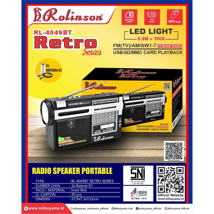 Jual Radio Jadul Fm Am Sw Rodja Retro Mp3 Usb + Sd D Rolinson | Shopee ...