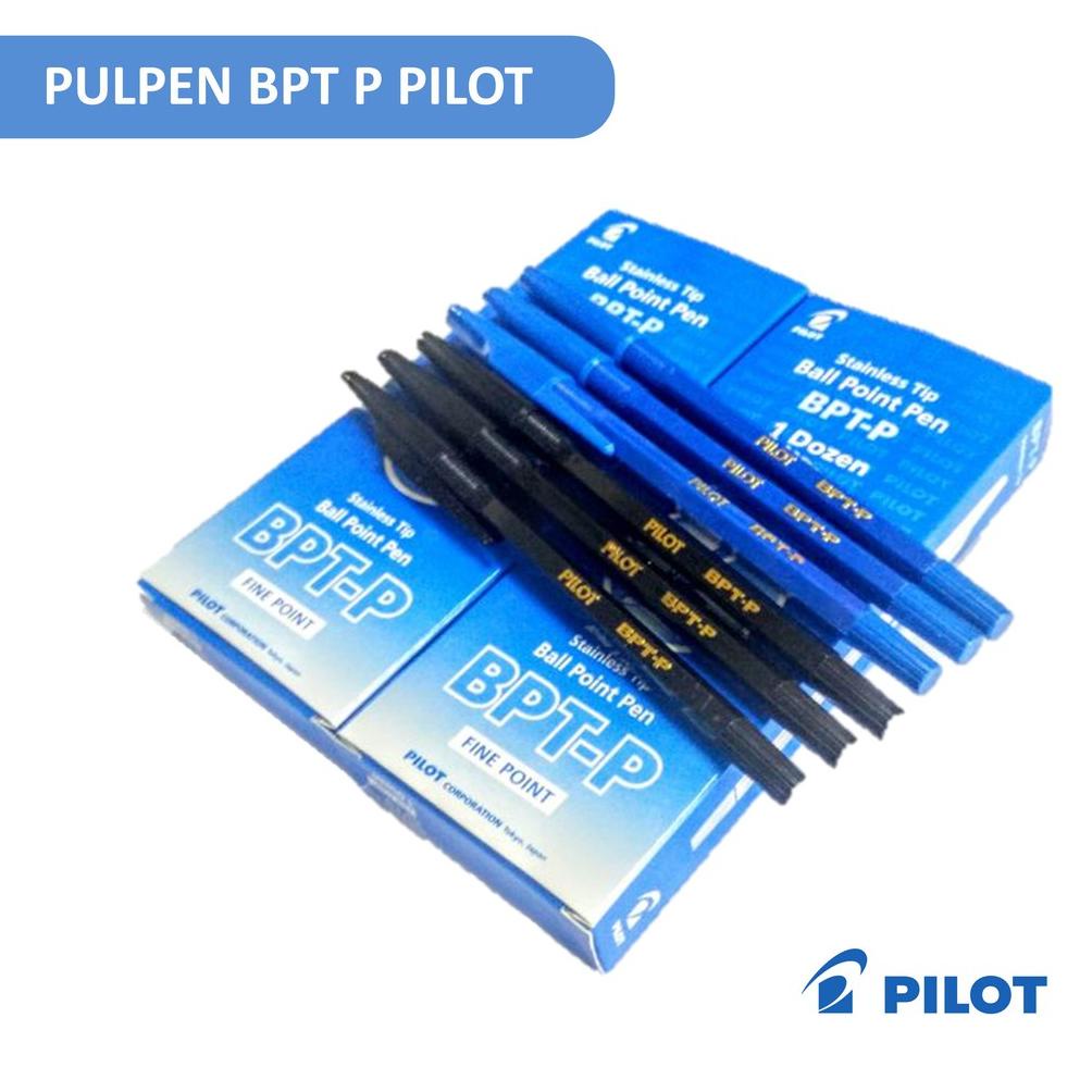 Jual PULPEN BPTP PILOT HITAM /PEN PILOT WARNA HITAM / BALLPOINT BPTP ...