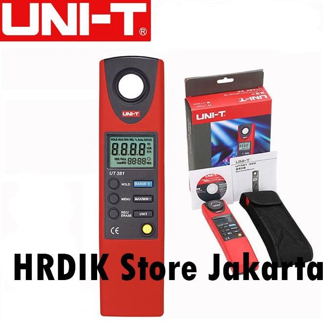 Jual Lux Meter Uni-T Ut381 Data Logger Light Tester Ut-381 Luminometer ...