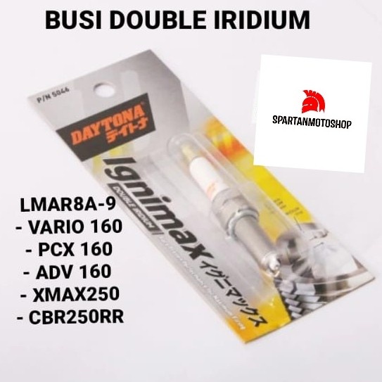 Jual BUSI IRIDIUM VARIO 160 PCX 160 ADV 160 XMAX CBR250RR DAYTONA RACING best | Shopee Indonesia