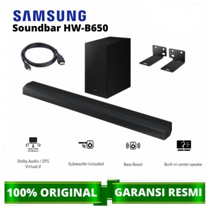 Jual Samsung Soundbar HW-B650 HW-B550 3.1ch New Model 2022 B650 B550 ...