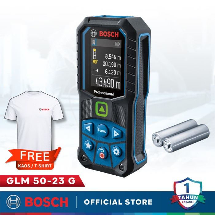 Jual BOSCH GLM 50-23 G PROFESSIONAL LASER MEASURE GLM 50 23 G | Shopee Indonesia
