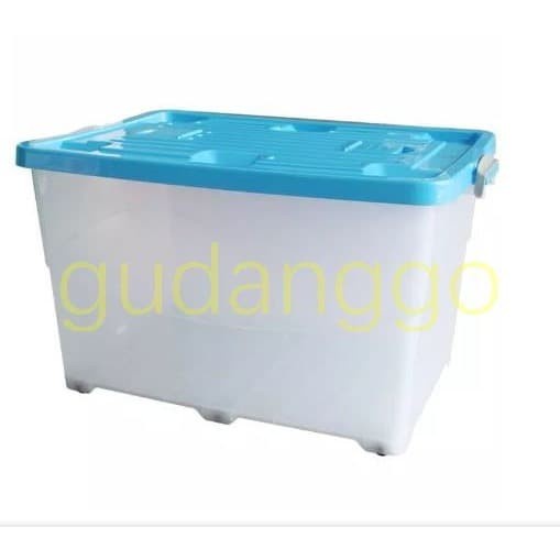 Jual Container Box 135 Liter B135-KPR Kiramas Roda Bening / Transparan ...