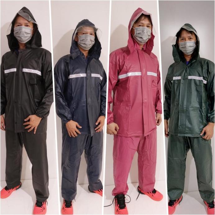 Jual Jas Hujan Setelan Dewasa Asv Full Karet Grade A Original - Hitam ...