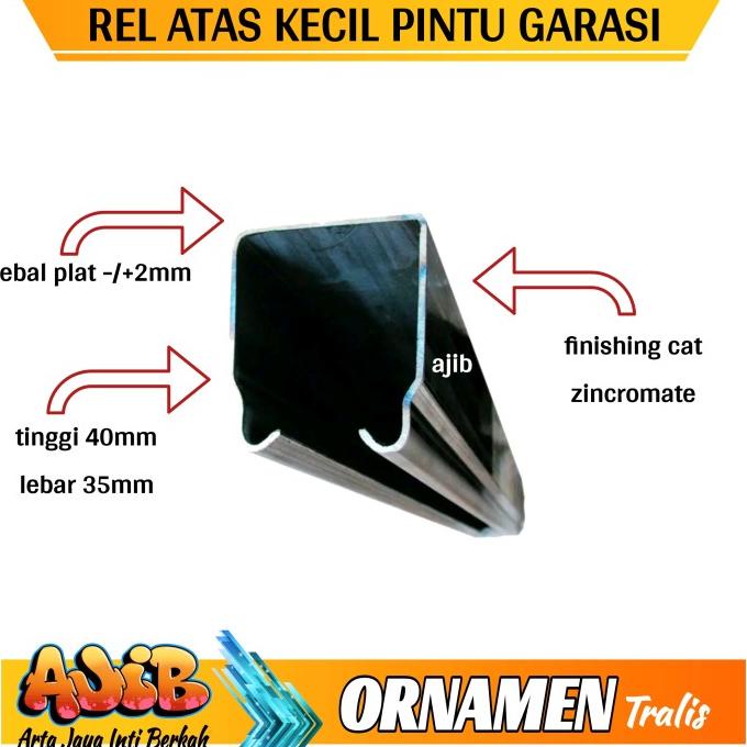 Jual rel atas KECIL atau haski 1 meter untuk roda kecil | Shopee Indonesia