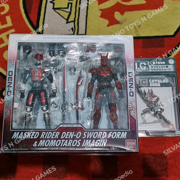 Jual New Sic Kamen Rider Den O Sword Form Momotaros Imagin Set Bukan ...