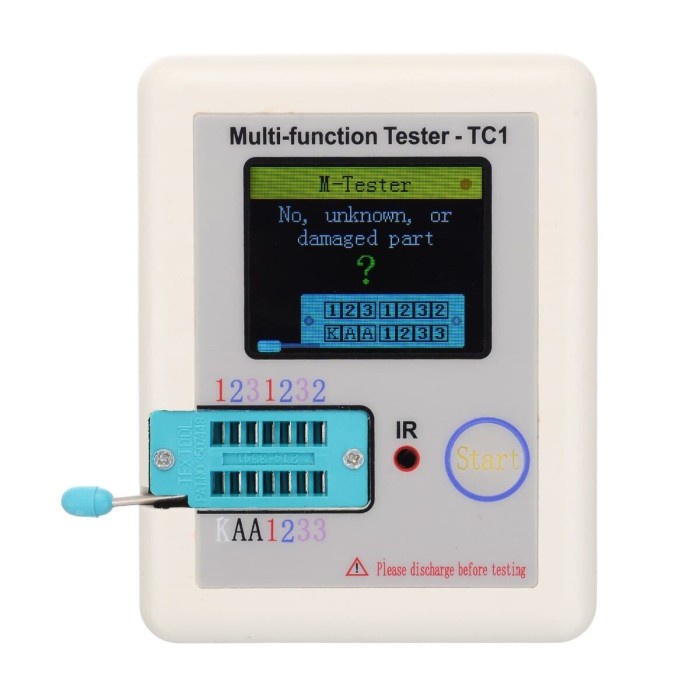 Jual Multifunction Tester Transistor Capacitor Resistor Inductor Mosfet ...