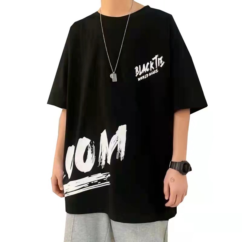 Jual Ssmy DT23 Boom Desain Kaos Oversize Korea Style Pria Women Unisex ...