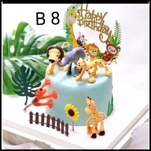 Jual GRATIS ONGKIR TOPPER ZOO, TOPPER JUNGLE, MAINAN BINATANG SET ...