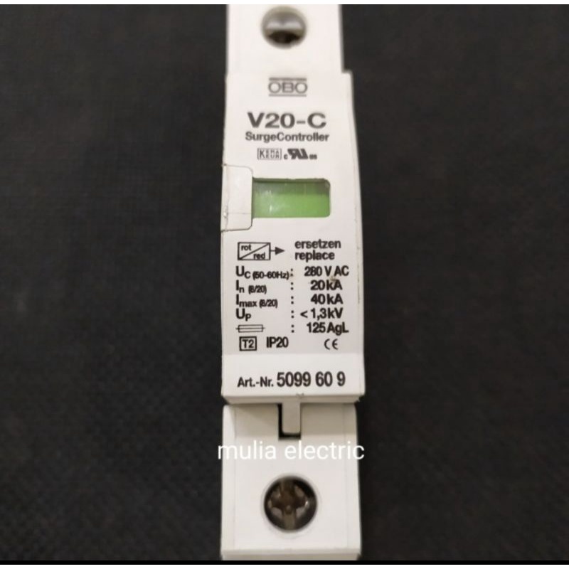 Jual arrester obo V20-C 280Vac | Shopee Indonesia