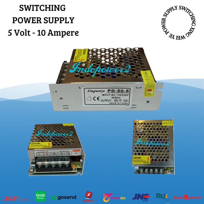 Jual Switching Power Supply PSU 5V 10A BK Quality, 5 Volt 10 Ampere ...