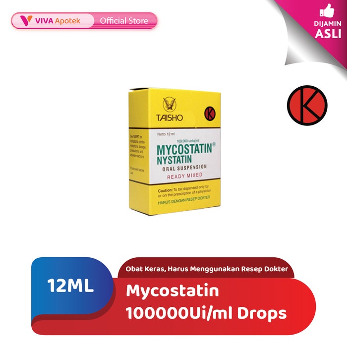 Jual Mycostatin 100000 UI/ml Drops (12 ml) | Shopee Indonesia