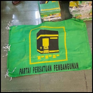 Jual GRATIS ONGKIR BENDERA PPP BENDERA P3 PARTAI PPP UKURAN SEDANG ...