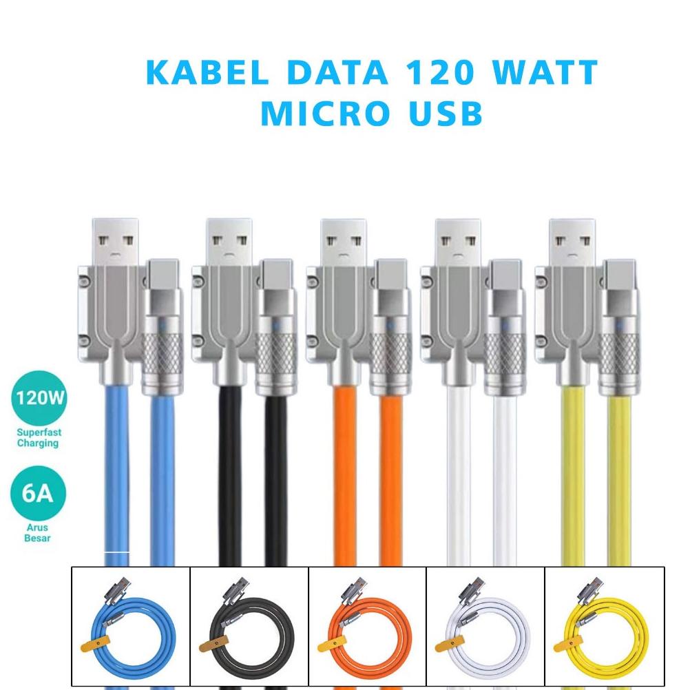 Jual RGAKSESORIS Kabel Data 120W Fast Charging Micro usb Kabel Data ...