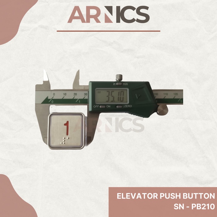 Jual Ready Tombol Kotak Push Button Pb-210/Elevator Push Button Lift ...