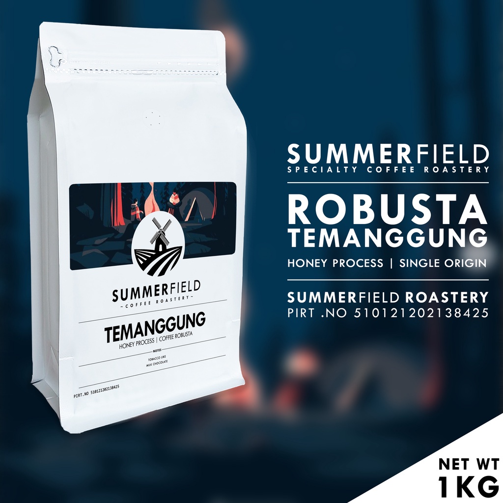 Jual Summerfield Kopi Robusta Temanggung Honey Process 1kg (Biji/Bubuk ...