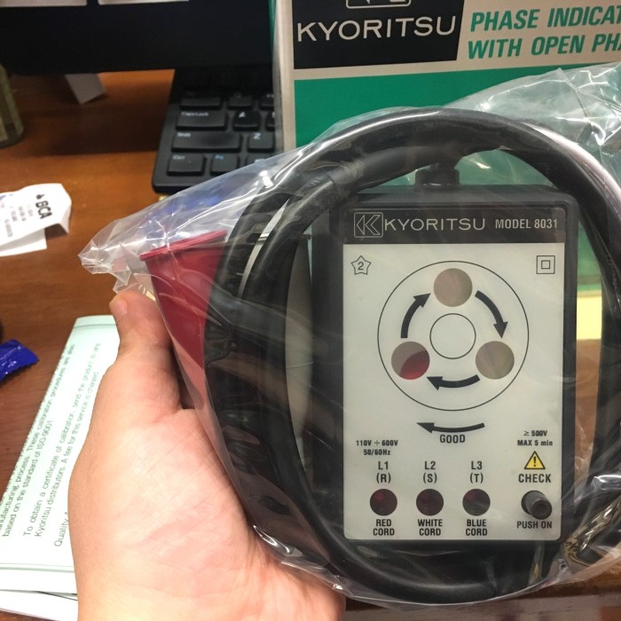Jual [Original] Kyoritsu 8031 Phase Indicator With Open Phase Checker ...