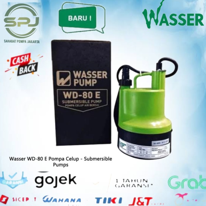 Jual [Original] Pompa Celup Air Kolam Wasser Wd 80 E Pompa Celup ...