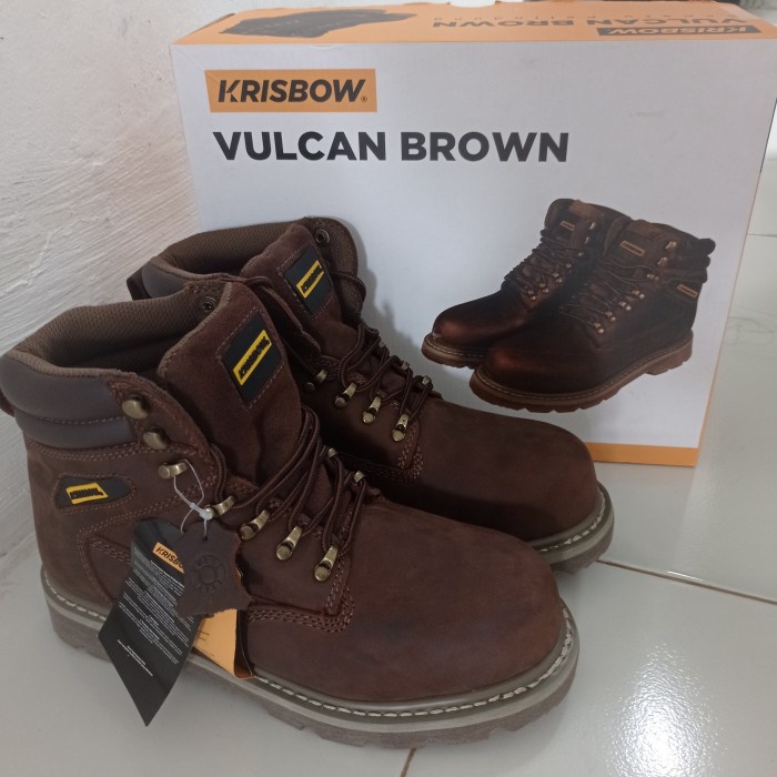 Jual [New Ori] Safety Shoes Krisbow Vulcan 6In/Sepatu Pengaman Vulcan ...