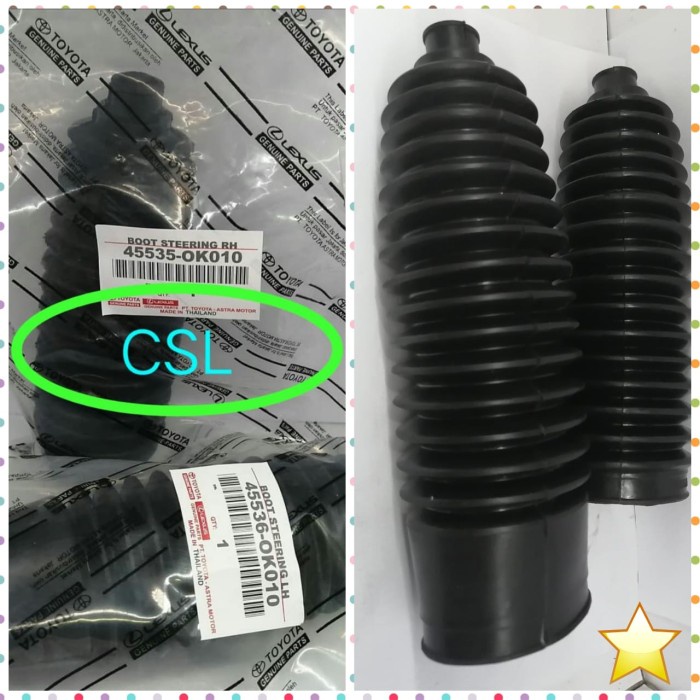 Jual Karet Boot rack steering rek stir Innova ada kanan dan kiri star ...