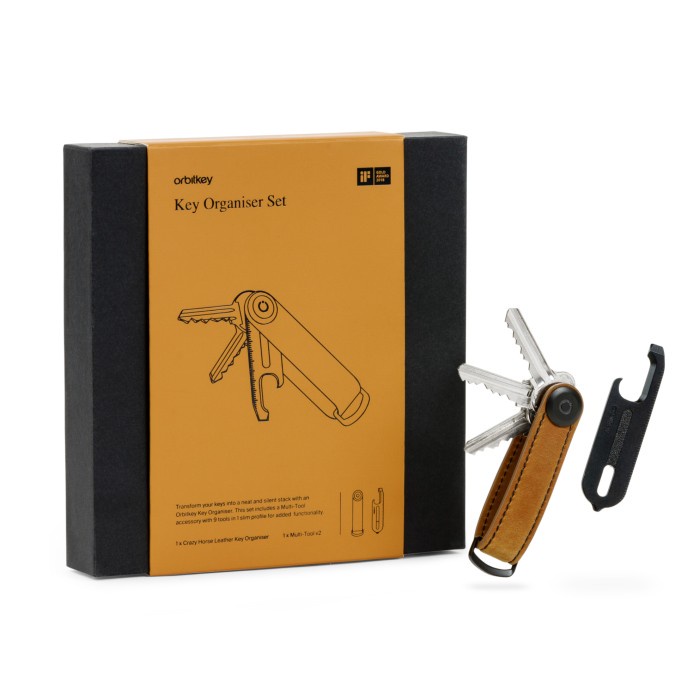 Jual Gift Set Orbitkey Key Organiser Set Crazy Horse and Multitool V2 | Shopee Indonesia
