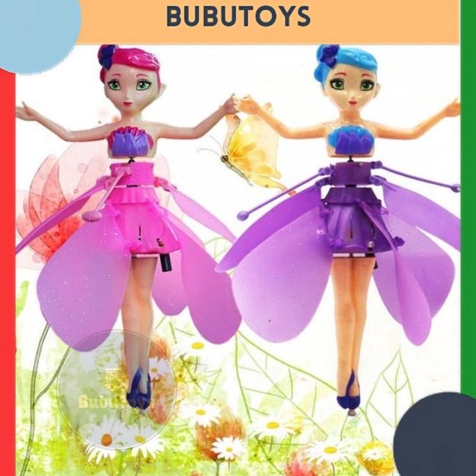 Jual Mainan Peri Terbang sensor princess Barbie Berbi | Shopee Indonesia