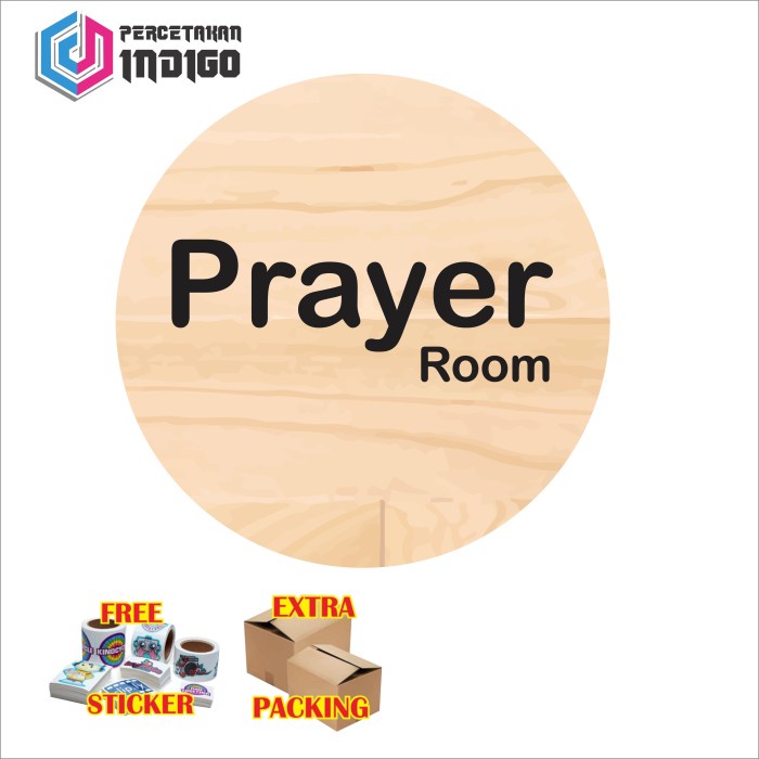 Jual Murah sign board papan signage bulat prayer room Elegan | Shopee ...