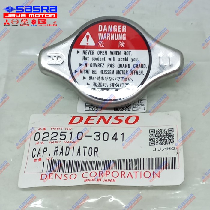 Jual Tutup Radiator DENSO ORI 1.1 Bar 3041 Model Kuping Lebar ...