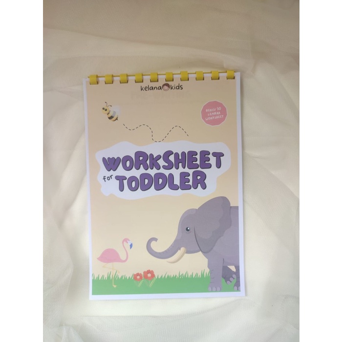 Jual Worksheet for Toddler lembar kerja Anak preschool usia 3, 4, 5 ...