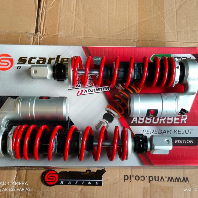 Jual shockbreaker tabung atas SCARLET NOS TECH NMAX 155 335MM 9031U ...