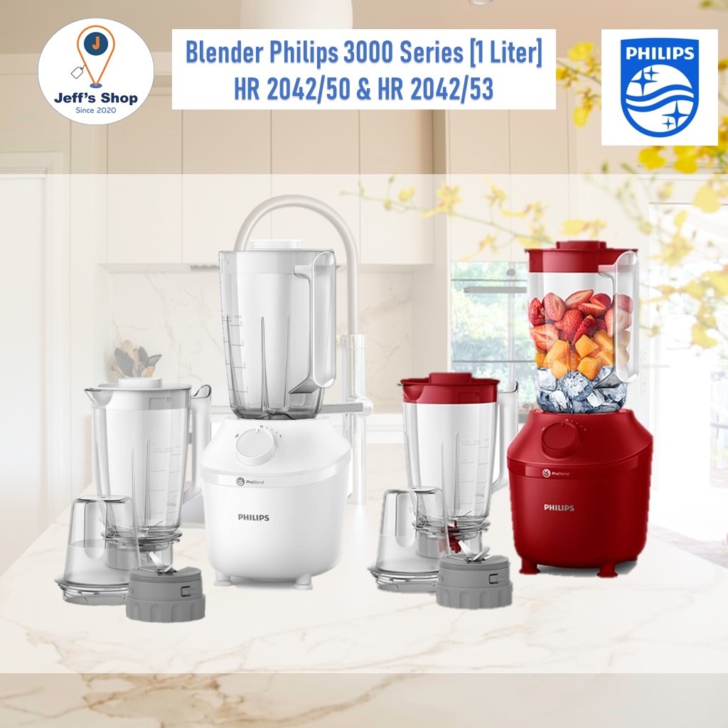 Jual Blender Philips 3000 Series [1 Liter] HR 2042/50 atau HR 2042/53 ...