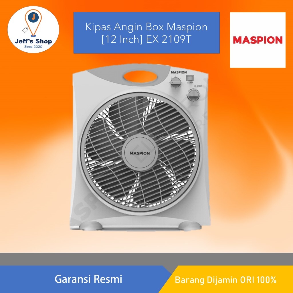 Jual Kipas Angin Box Maspion [12 Inch] EX 2109T( EXCLUSIVE ) | Shopee ...