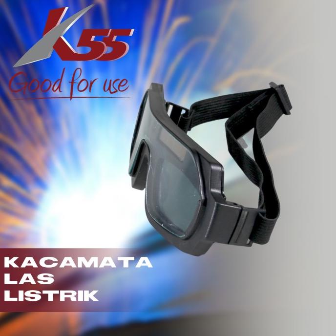 Jual K55 Kacamata Las Listrik Otomatis Terbaru Auto Dark Welding ...