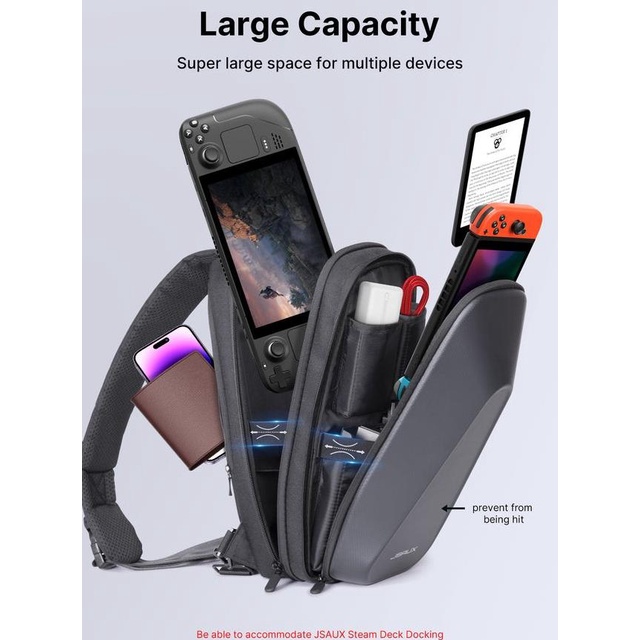 Jual JSAUX BG0105 STEAM DECK SHOULDER BAG STEAM DECK CARRYING BAG ...