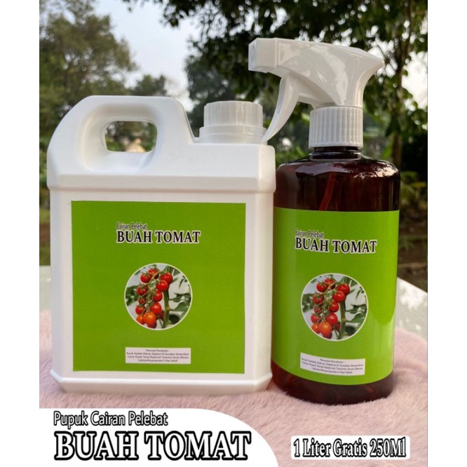 Jual PUPUK ORGANIK | PELEBAT BUAH TOMAT | PERANGSANG BUNGA DAN PELEBAT BUAH 1 Liter | 1 LITER ...
